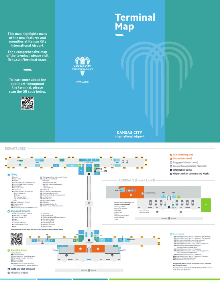 Map of KCI's New Terminal | PDF | Food And Drink