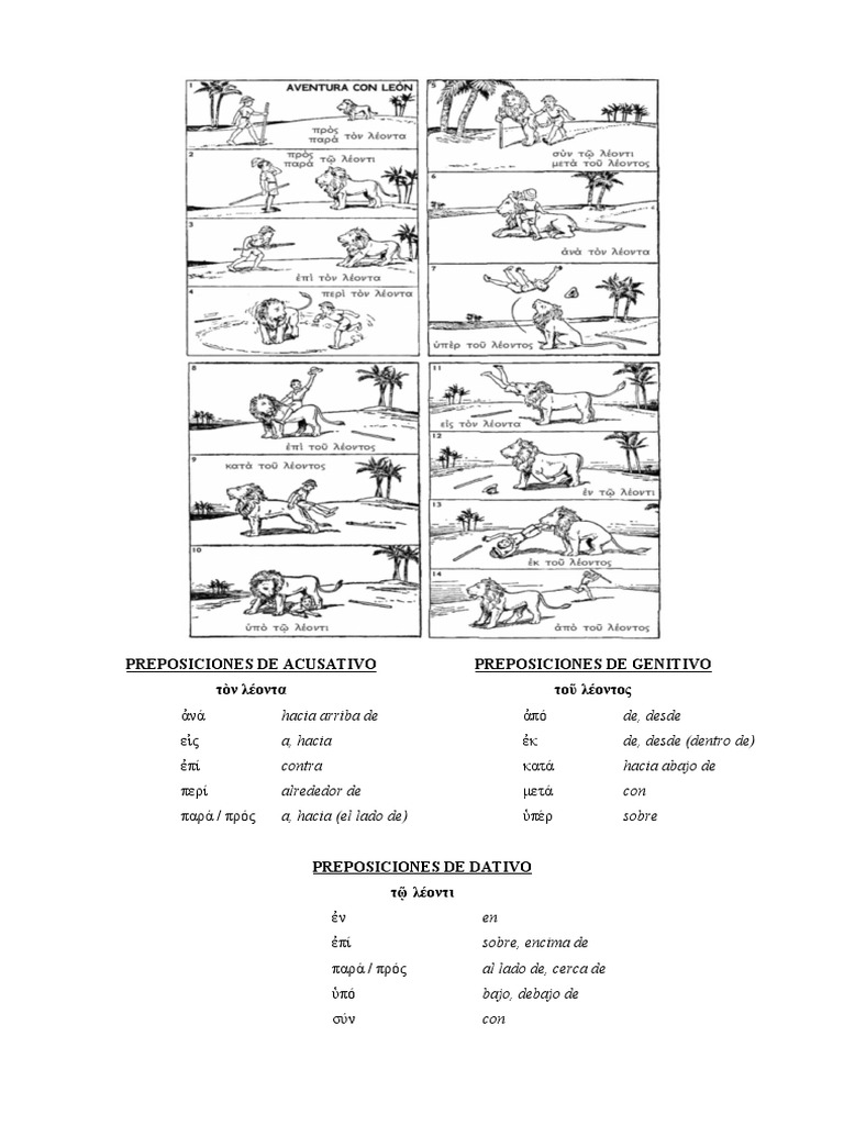 06 Preposiciones León Griego | PDF