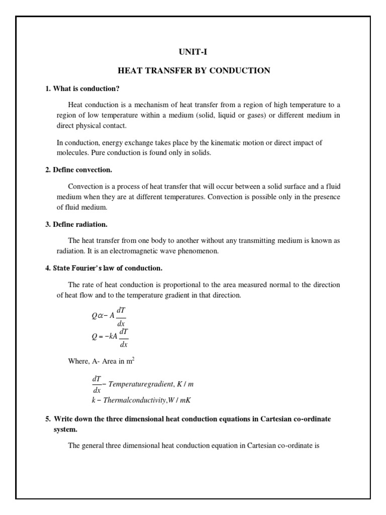HMT (U4) | PDF | Thermal Conduction | Heat Transfer