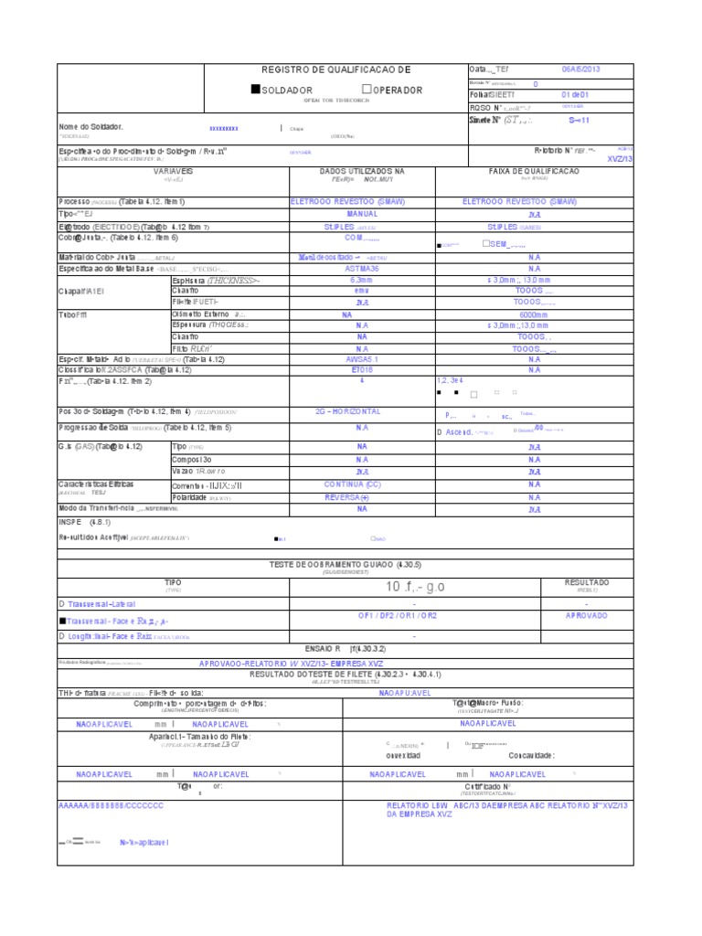 RQS Exemplo | PDF