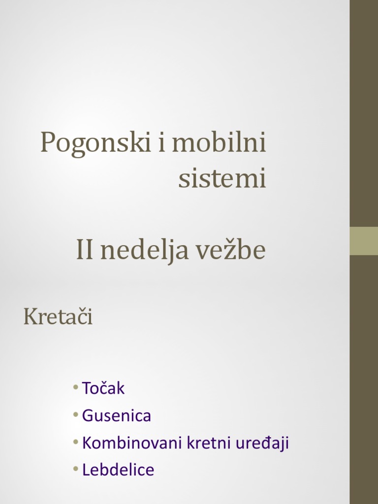 II Nedelja Vezbe 22 23 | PDF