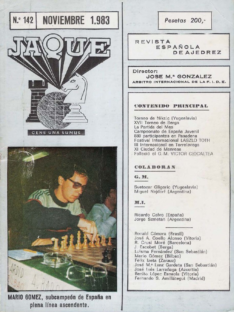 Jaque #142 | PDF | Juegos competitivos | Juegos tradicionales