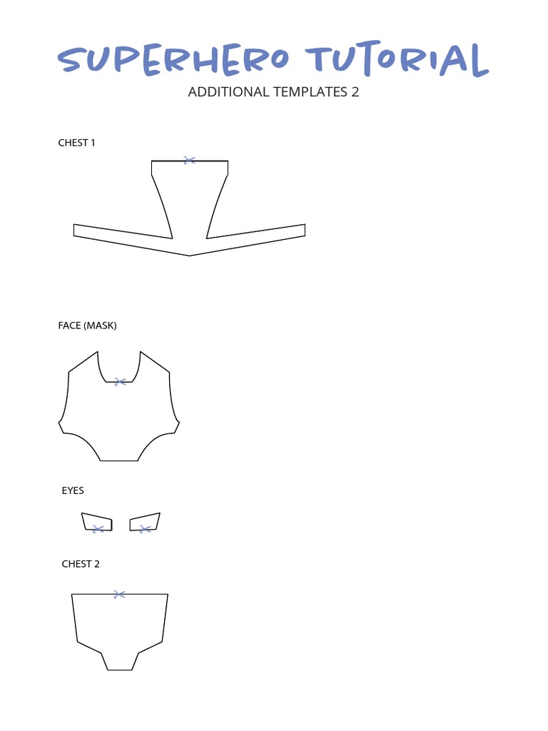 Superhero Tutorial Templates Guide | PDF