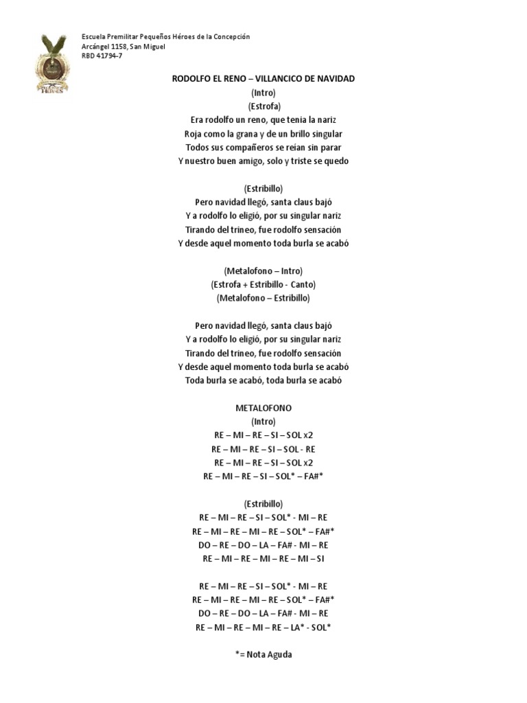 Rodolfo El Reno | PDF | Rudolph el reno de nariz roja | Papá Noel