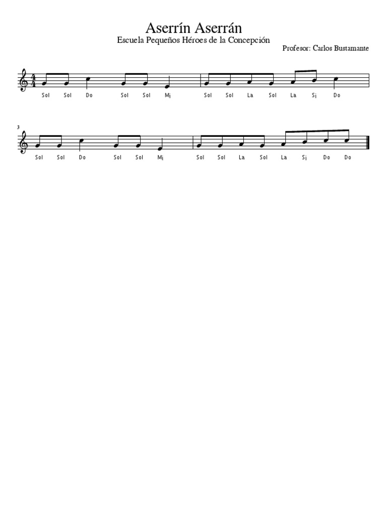 Aserrin Aserran | PDF