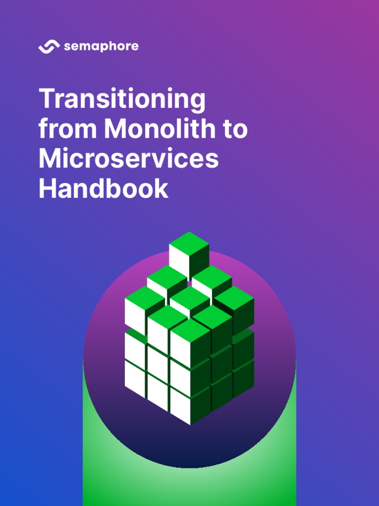 Monolith To Microservices Handbook 1 Pdf Service Level Agreement Computing