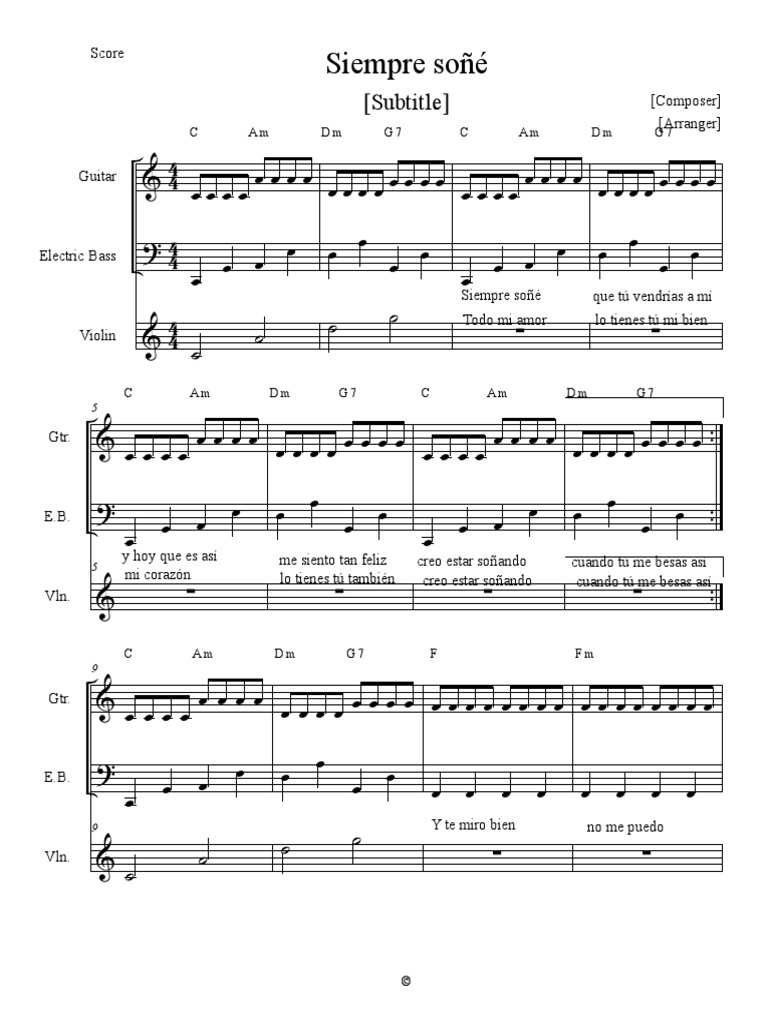 Siempre Soñé | PDF