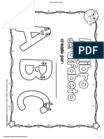 Letra A para Colorear - Árbol ABC | PDF