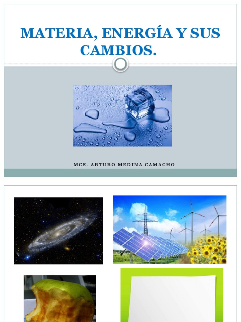 Materia y Energía: Conceptos Clave | PDF | Importar | Gases