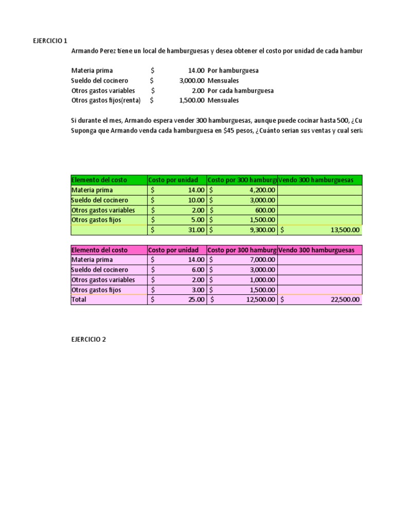 Contabilidad Ejercicios | PDF
