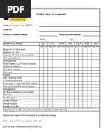 Daily Inspection Checklist For Water Tanker | PDF