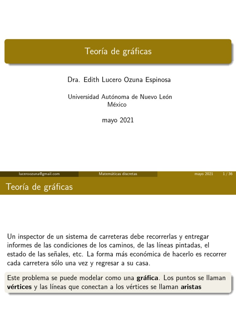 12 Teoria de Grafos | PDF | Vértice (teoría de grafos) | Combinatoria