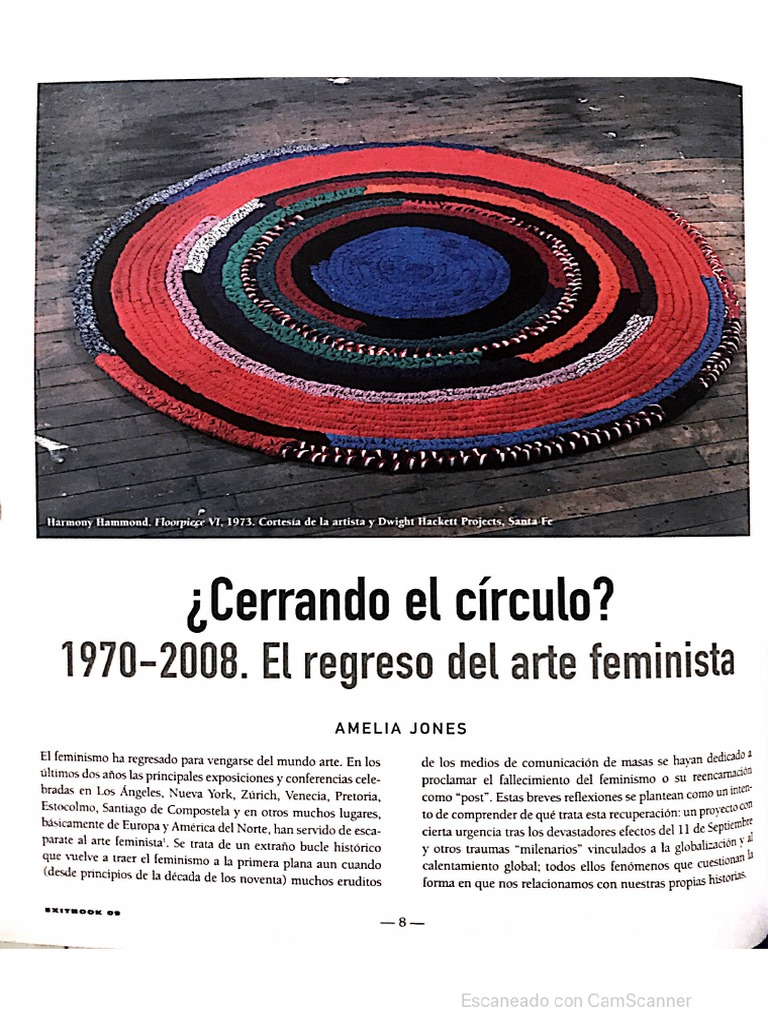 Jones, A. Cerrando El Círculo 1970-2018 El Regreso Del Arte Feminista | PDF