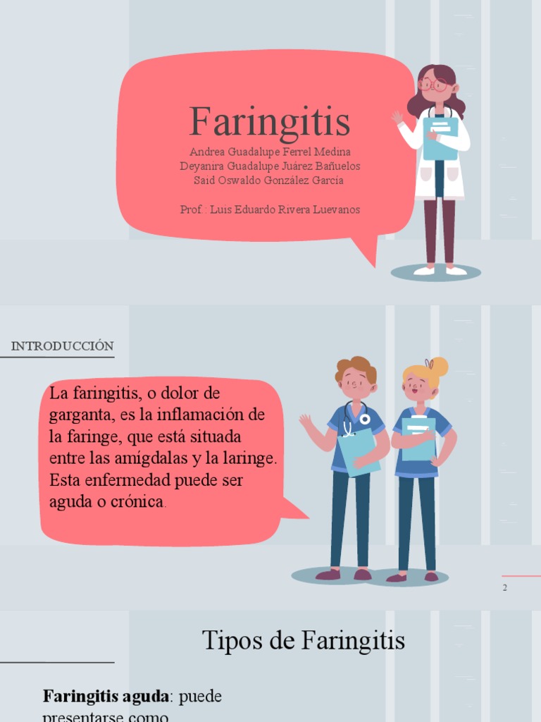 Faringitis Place | PDF | Tos | Inflamación