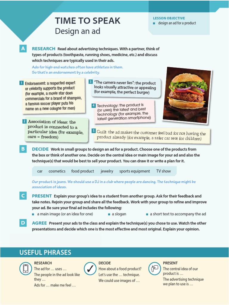 BUS 2.0 Level 4 Lesson Plan 4 Handout 4 | PDF | Celebrity | Communication