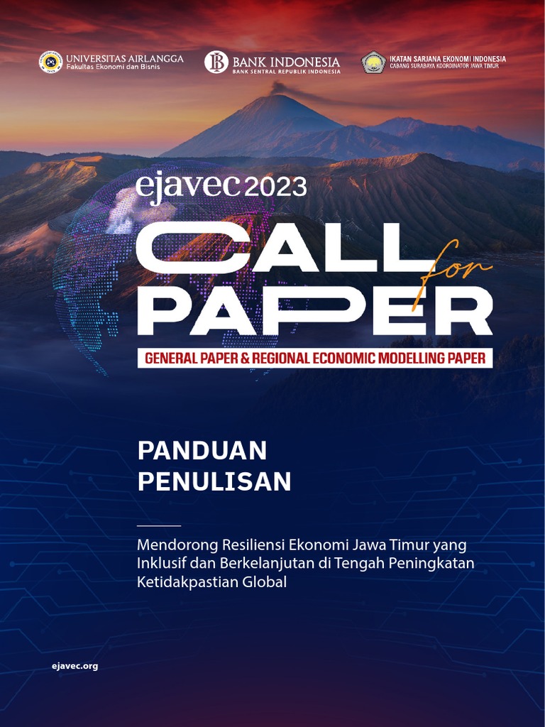 Panduan Penulisan EJAVEC Forum 2023 Call For Paper (Fixed v04) | PDF