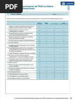 Test ASRS V1.1 (Versión Única) | PDF