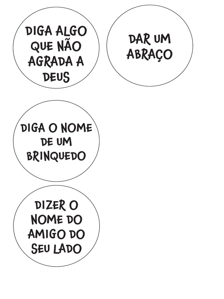 Atividades do Jogo "Meu Mestre Mandou" | PDF | Autoajuda