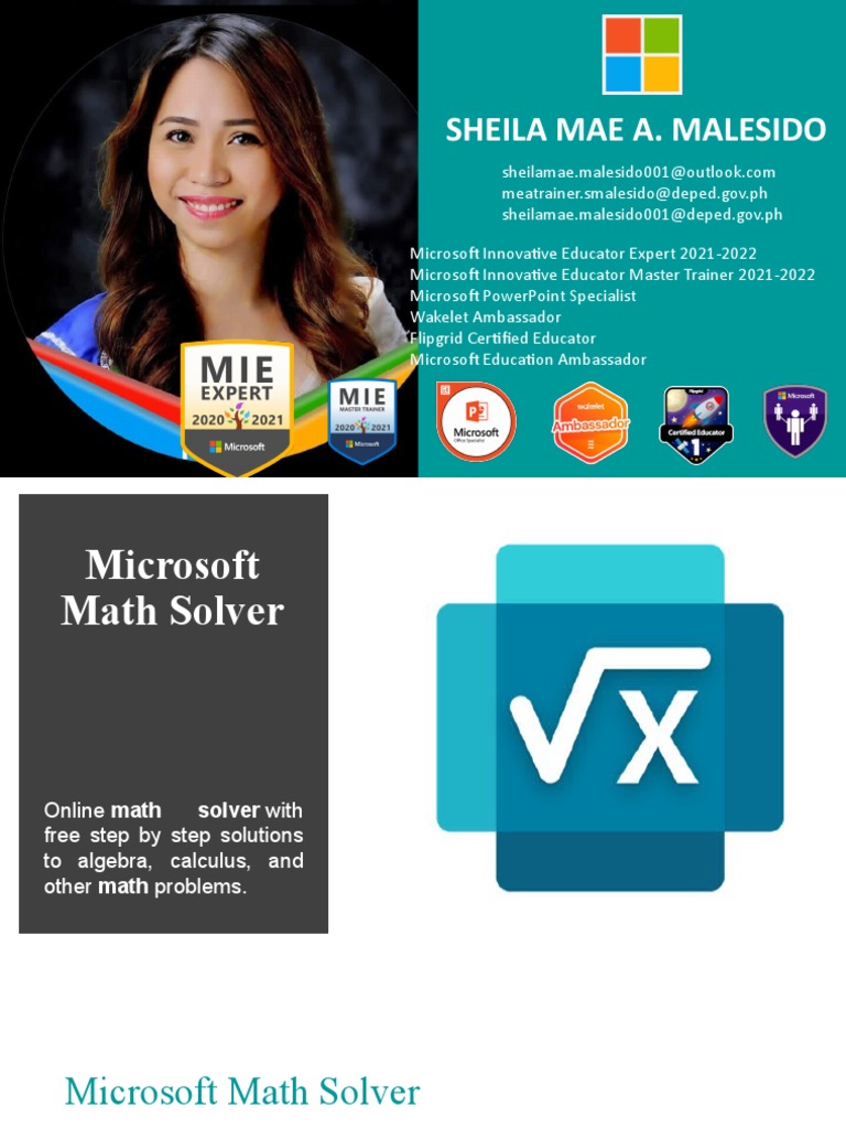 Microsoft Math Solver | PDF