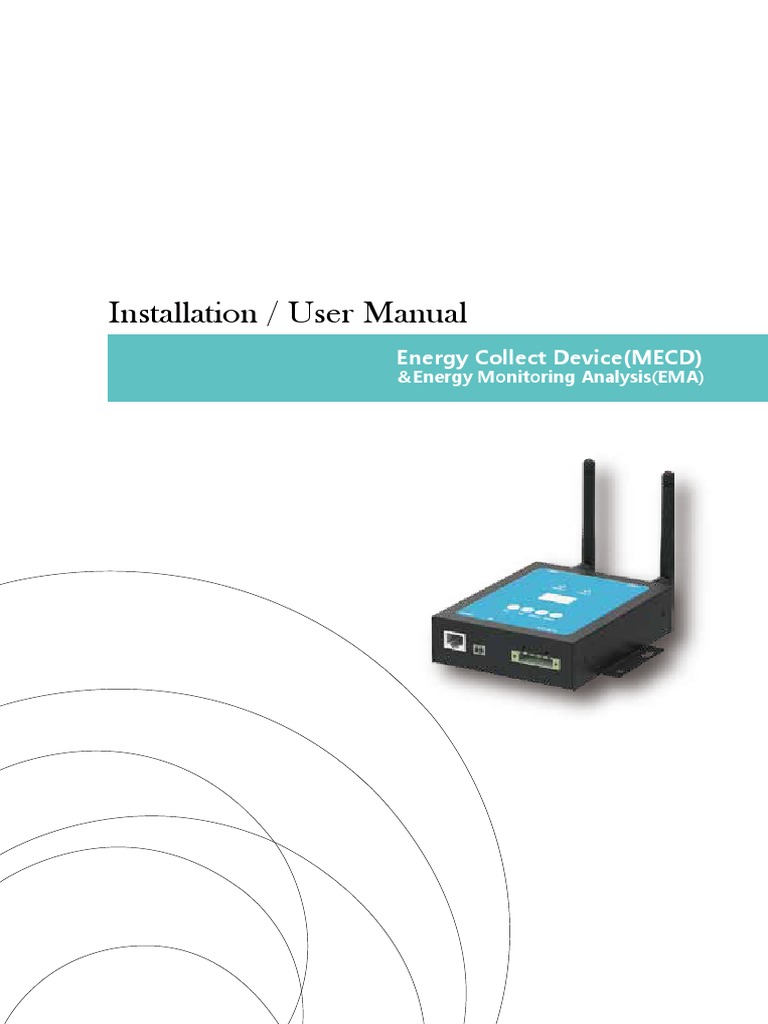 MECD User Manual and Installation Guide | PDF | Wi Fi | Solar Panel