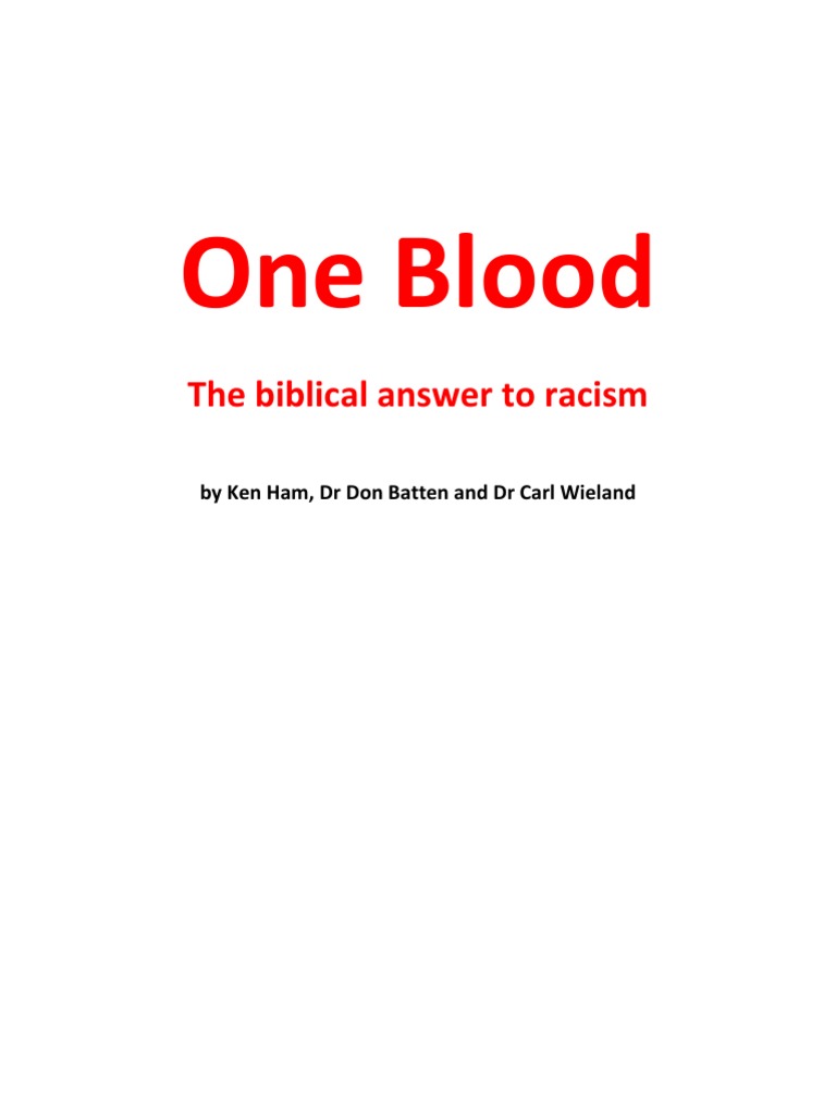 One Blood The Biblical Answer To Racism | PDF | Cain And Abel ...