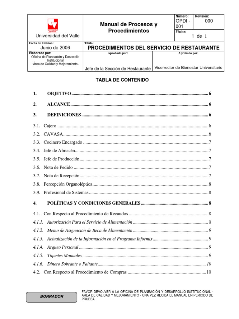 Manual Restaurante | PDF | Alimentos | Carne