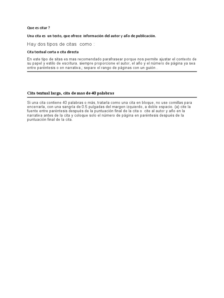 Cómo citar correctamente fuentes | PDF