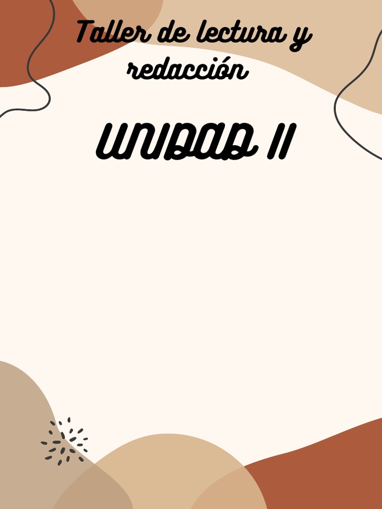 Portada de La Unidad 2 TLR | PDF