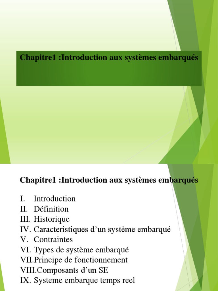 CHAPITRE1 | PDF | Système temps réel | Microprocesseur