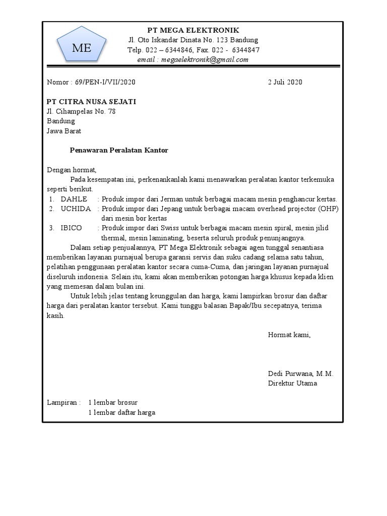 Soal - Membuat Surat Balasan | PDF