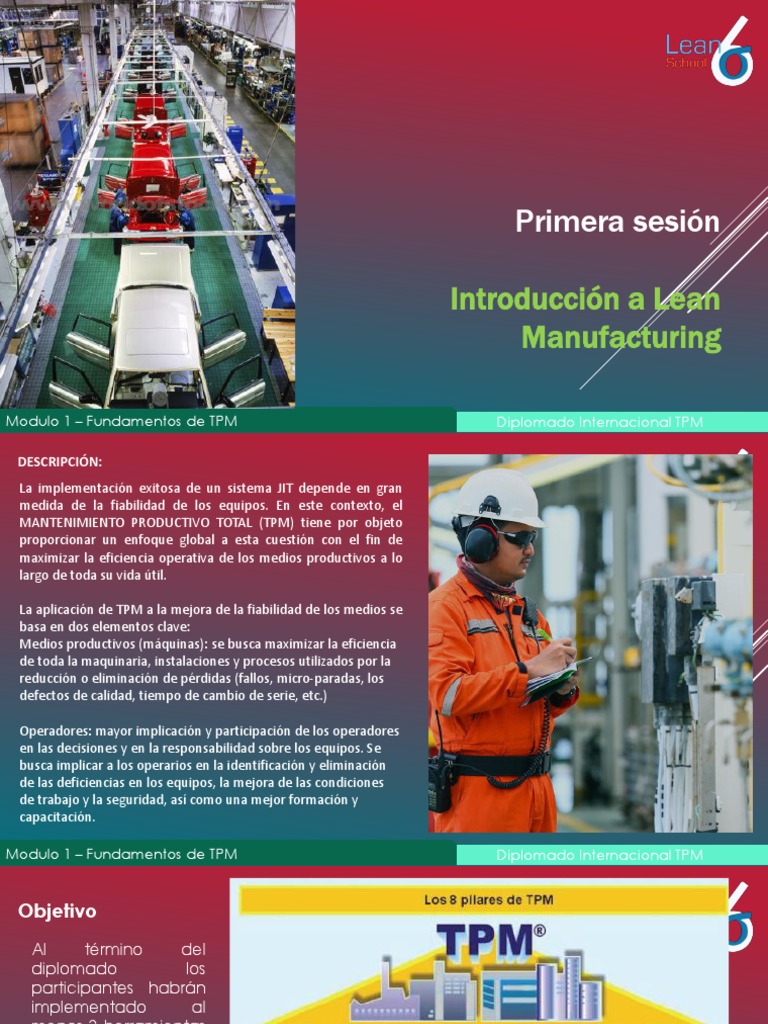 Presentación de Lean MFG Foundations | PDF | Lean Manufacturing | Pensamiento sistémico