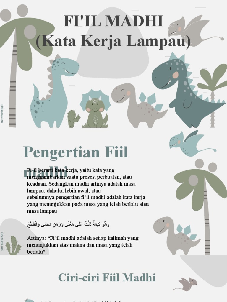 Fiil Madhi Kel 5 | PDF