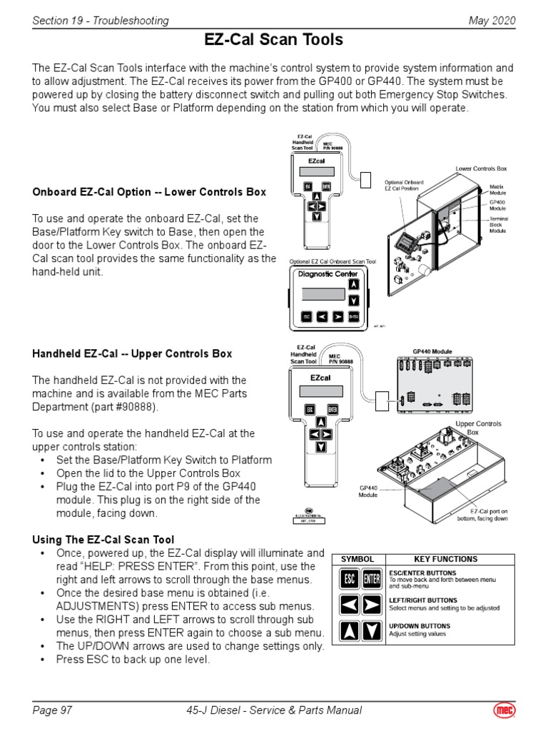 EZ-Cal Scan Tools | PDF | Valve | Switch