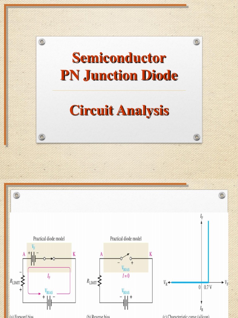 PN Junction Diode Circuit Analysis Guide | PDF | P–N Junction | Diode