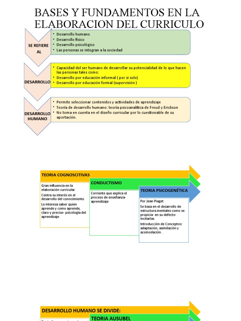 Bases y Fundamentos en La Elaboracion Del Curriculo | PDF