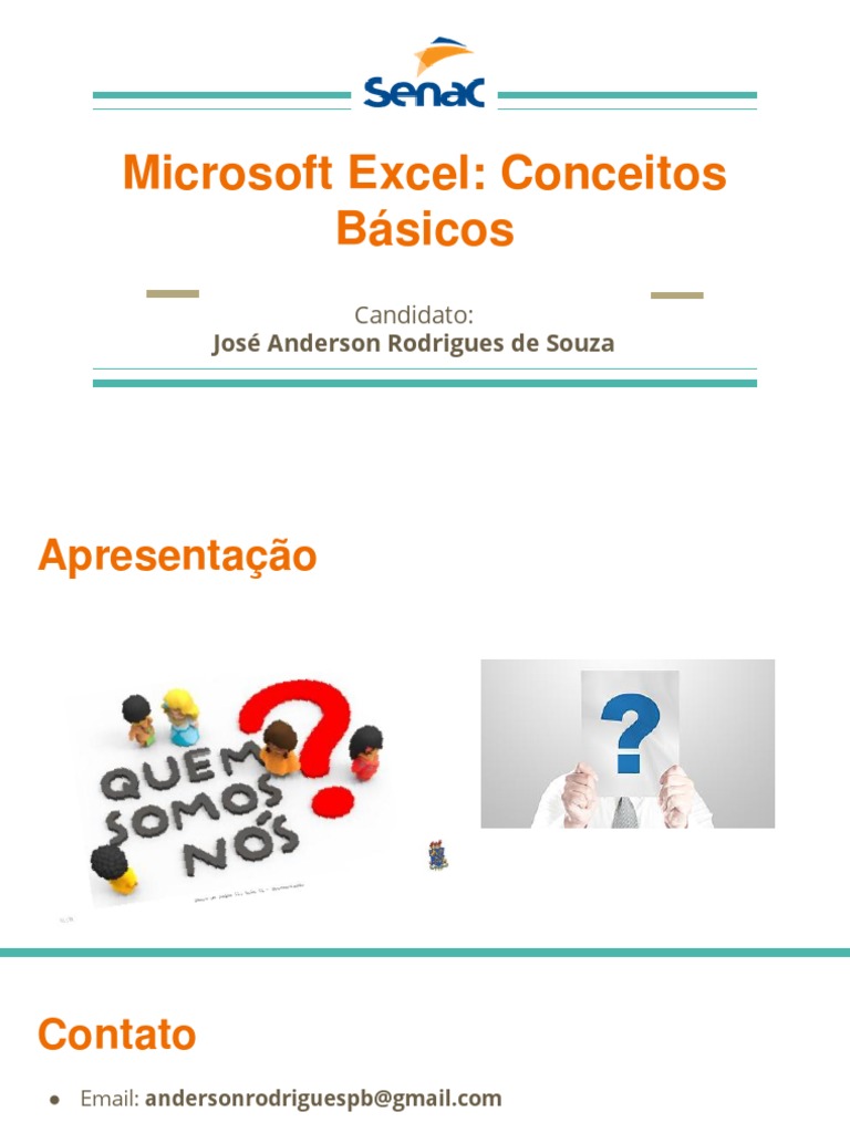 Aula 01 | PDF | Microsoft Excel | Planilha