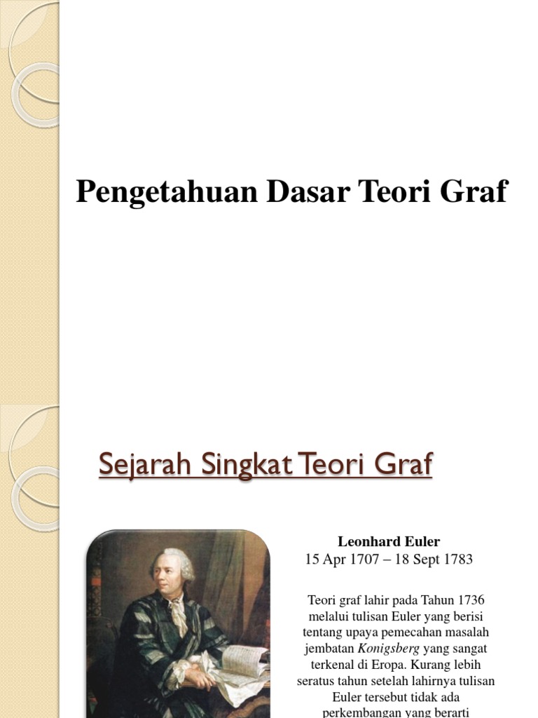 Modul 1. PPT Pengetahuan Dasar Teori Graf | PDF