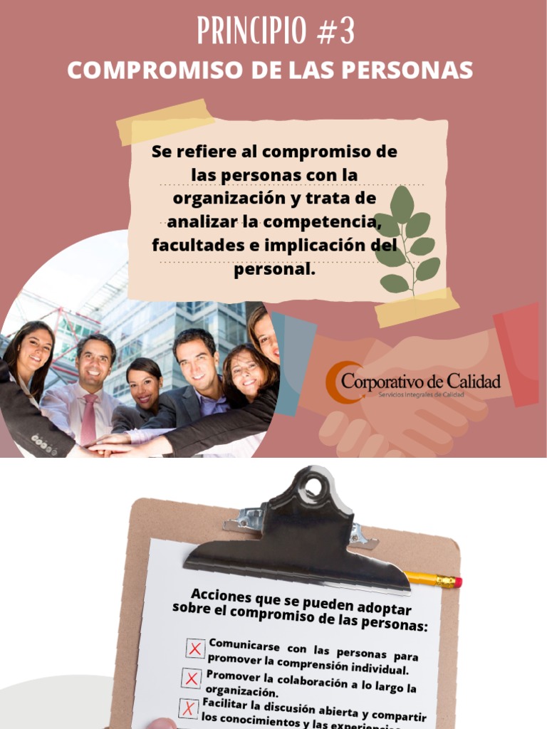 Principio 2 Compromiso de Las Personas | PDF