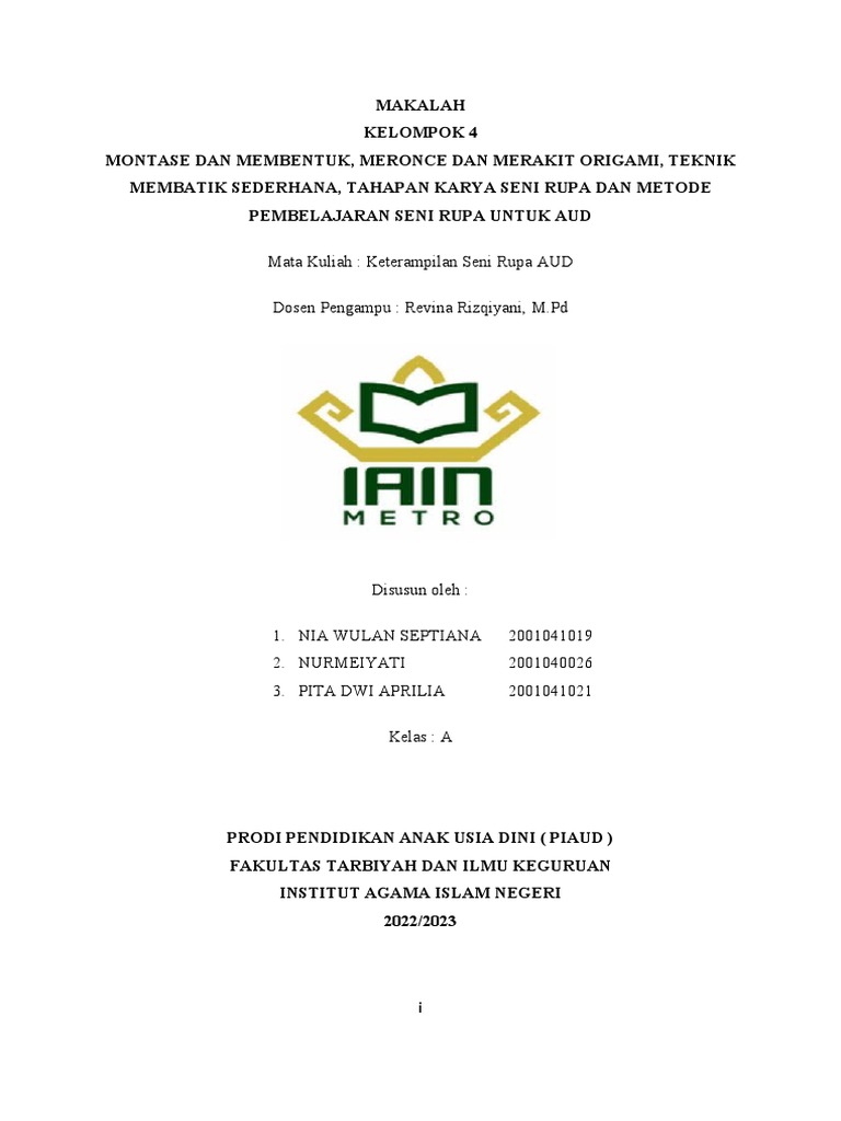 Makalah Seni Rupa | PDF | Seni