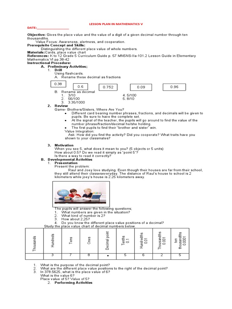 LP Math Q2 Week 1 | PDF | Numbers | Mathematics