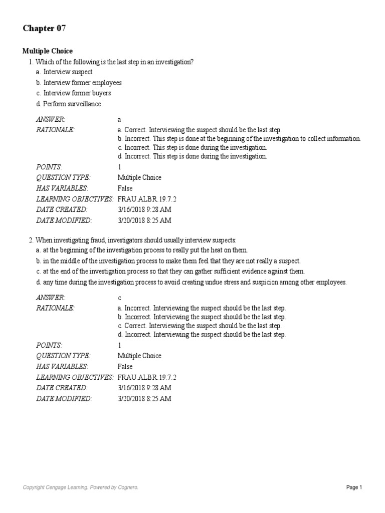 Chapter 07 | PDF | Error Detection And Correction | Fraud