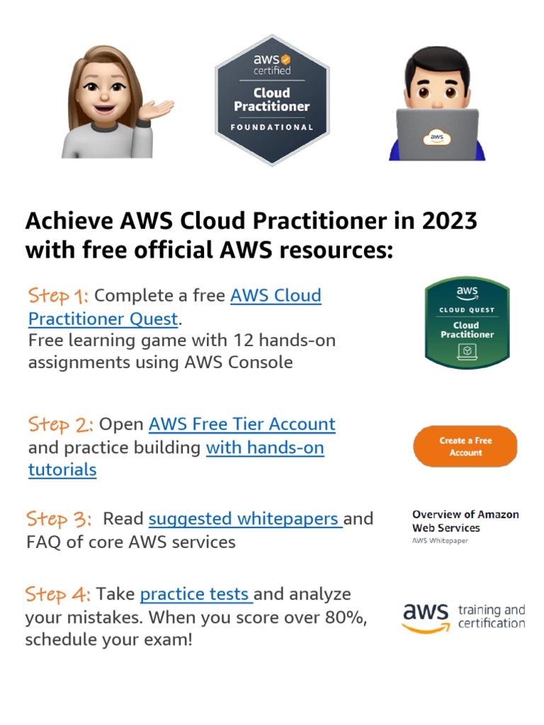 Free AWS Cloud Practitioner Resources | PDF | Amazon Web Services ...