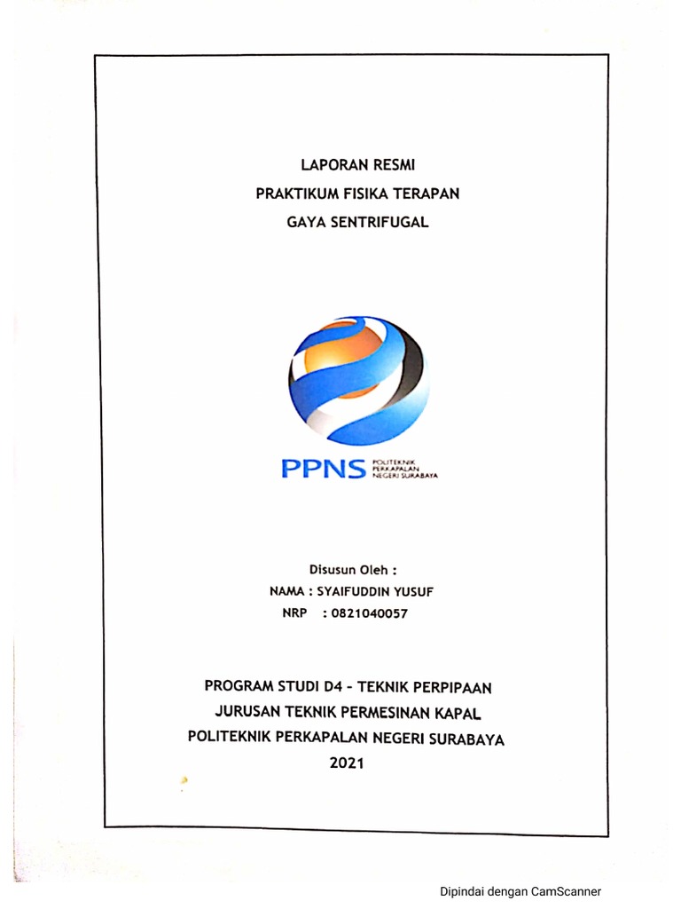 Laporan Resmi Fisika - TP1C - 057 - Syaifuddin Yusuf 6 | PDF