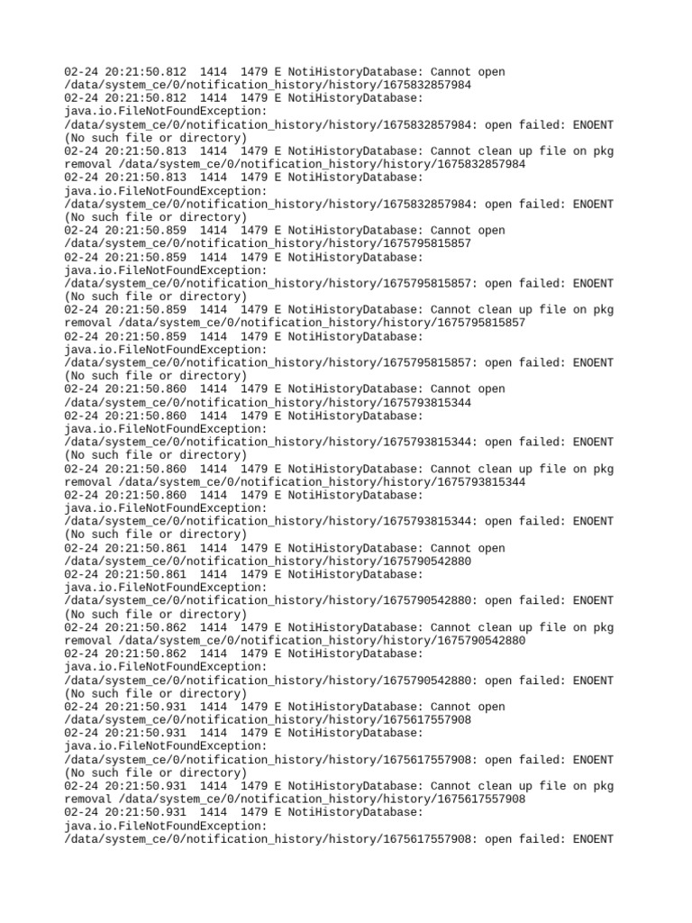 Log Pdf Java Programming Language Android Operating System