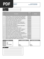 Form Checklist Kendaraan Roda Empat | PDF