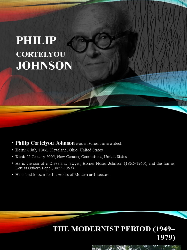 Philip Johnson | PDF | Buildings And Structures | Design