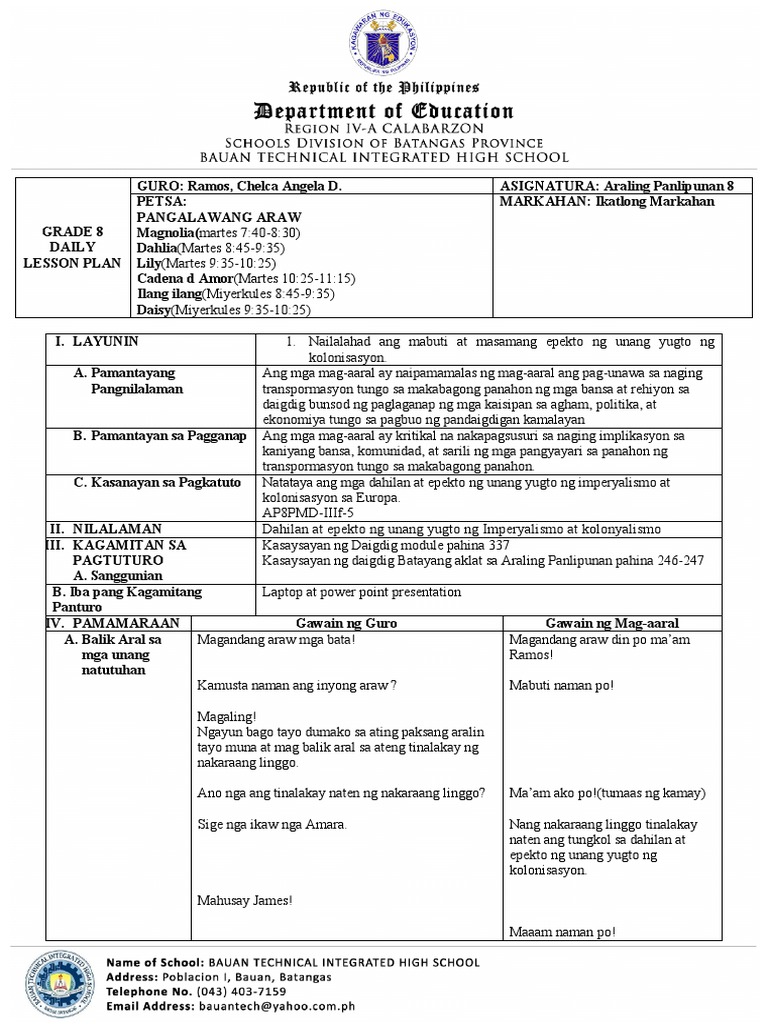 Week 2 DLP AP-11. Final | PDF