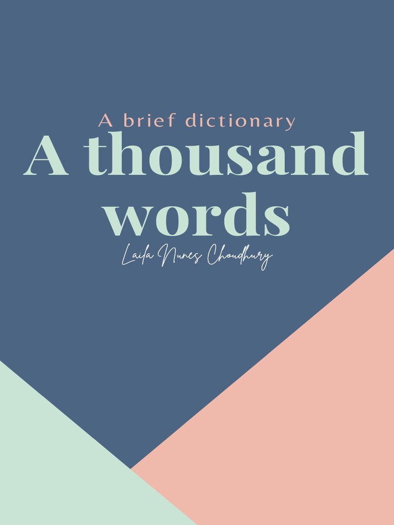 A 1000 Words | PDF | English Language | Human Communication