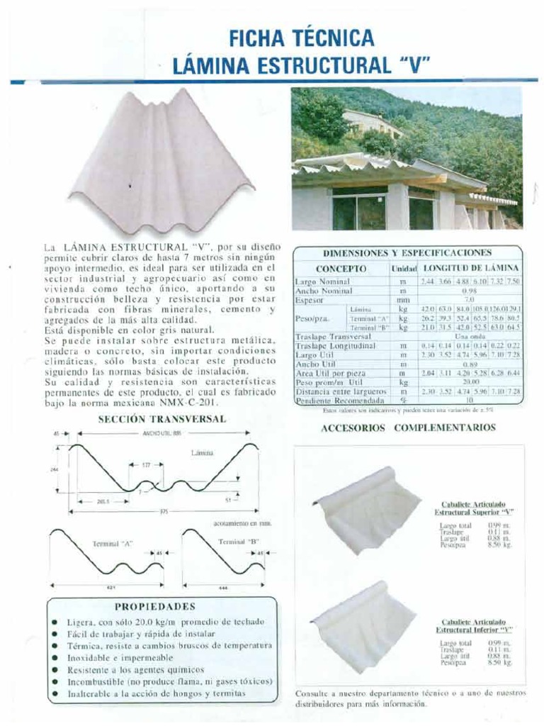 Lamina Estructural V | PDF