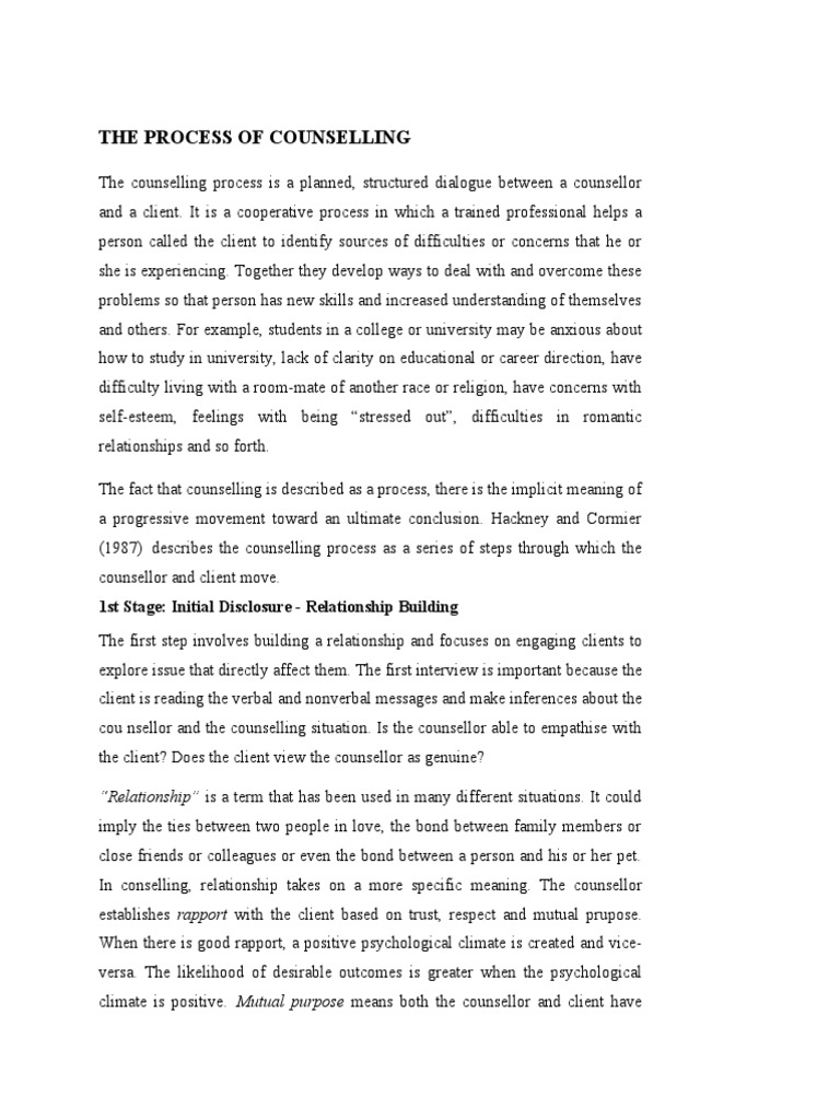 Building Empathy and Trust in Counselling | PDF | Counseling Psychology ...